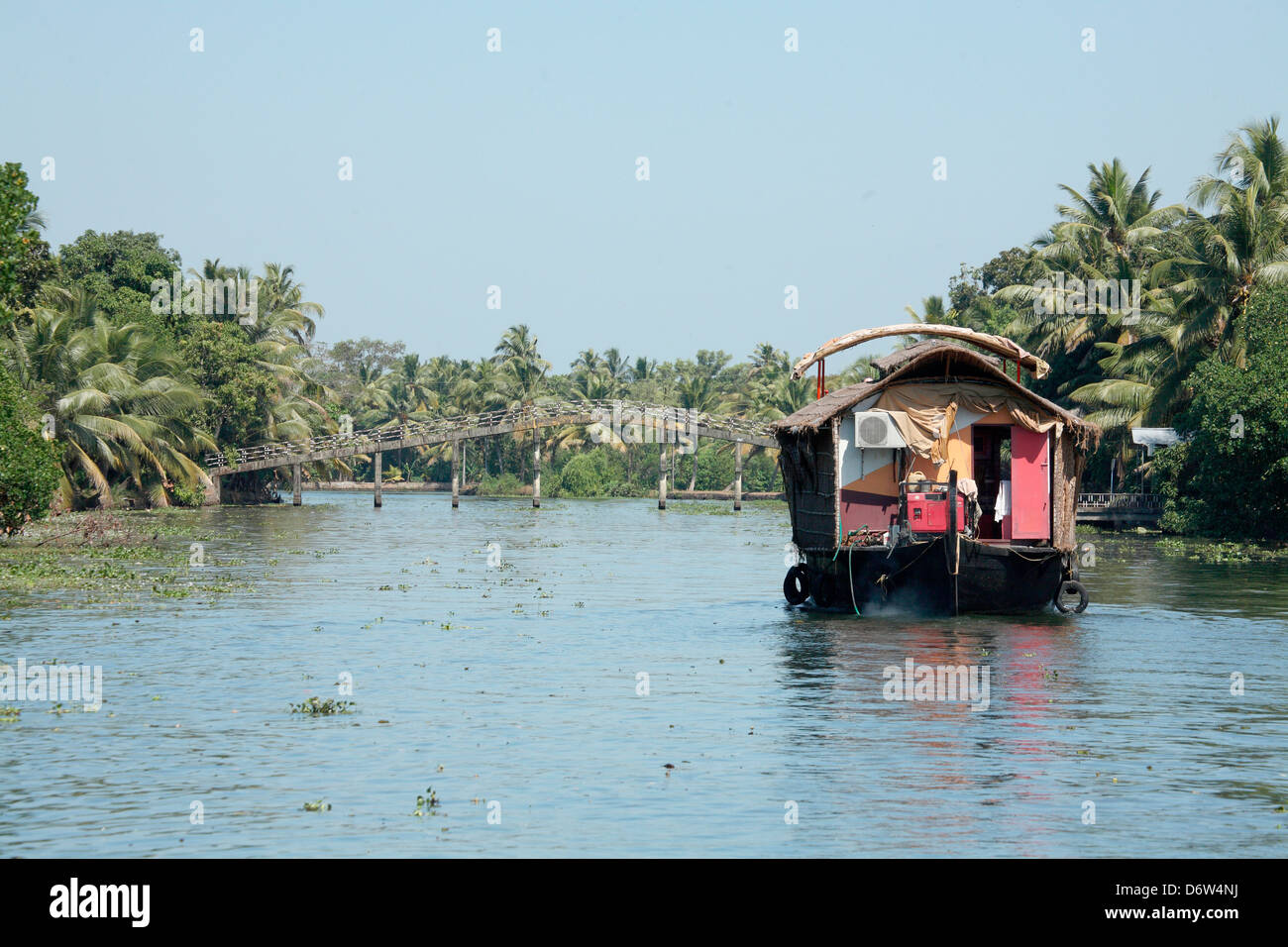 Barges in backwaters, Cochin, Kerala, India Stock Photo - Alamy