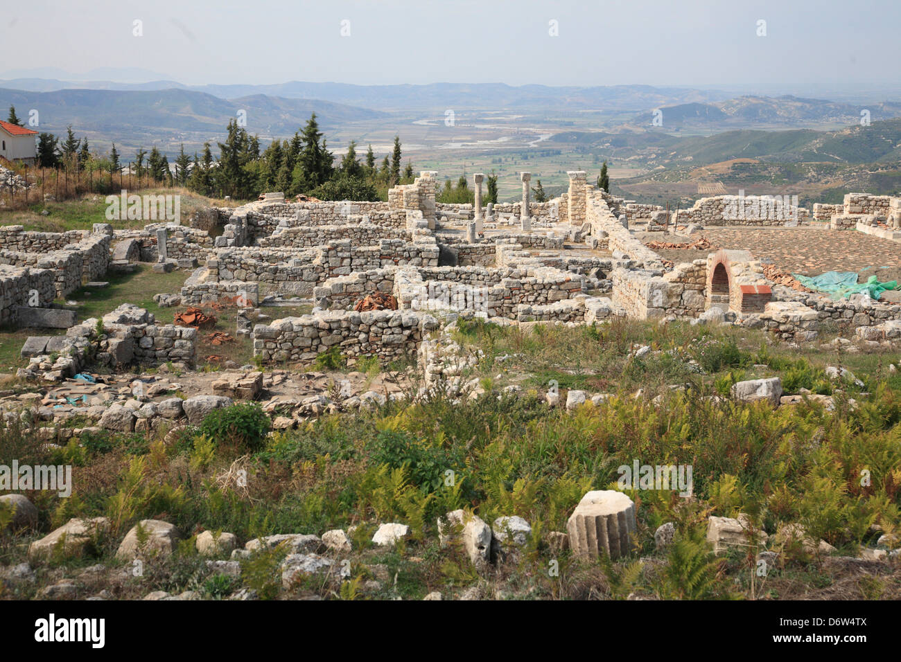 Ruins of an ancient Greek city, Byllis, Illyria, Albania Stock Photo ...
