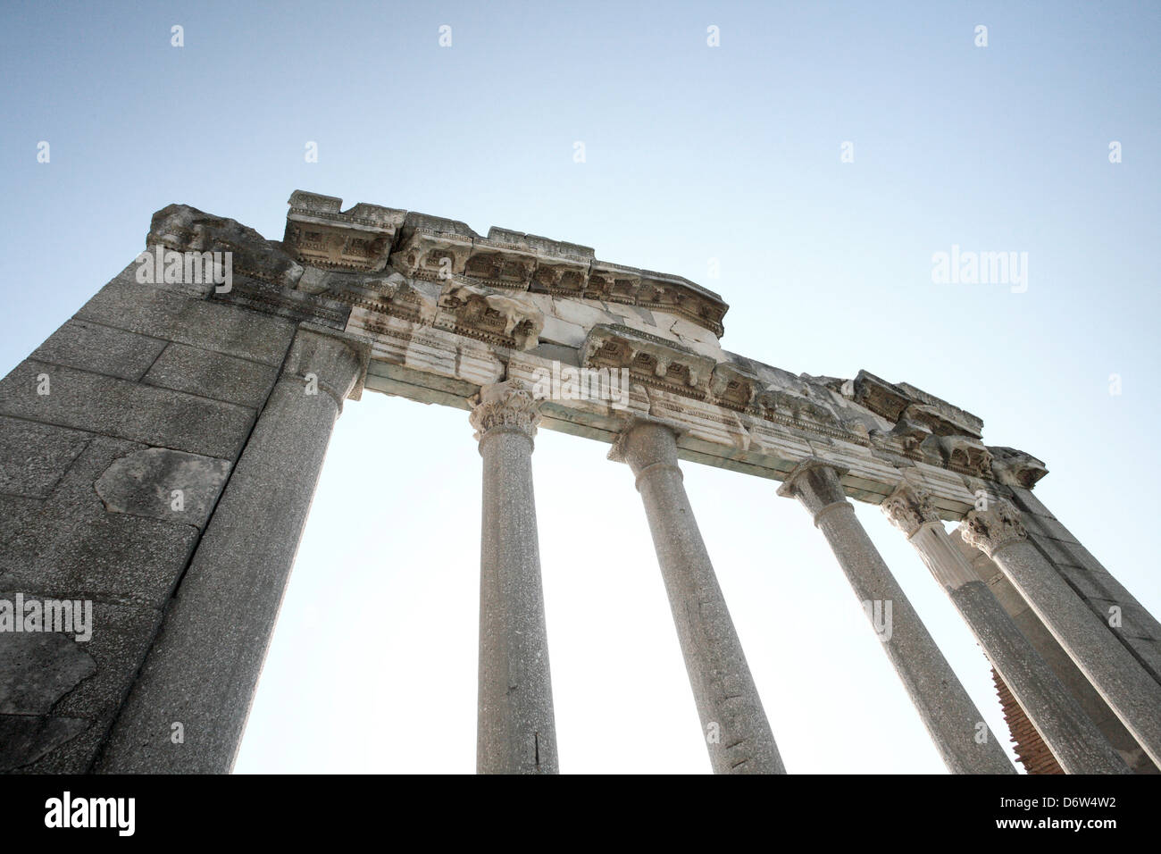 Old ruin of a temple, Apollonia, Illyria, Albania Stock Photo - Alamy