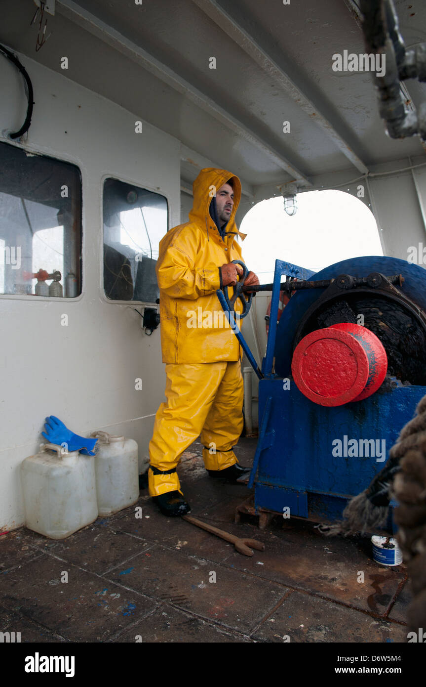 Trawler net winch hi-res stock photography and images - Alamy