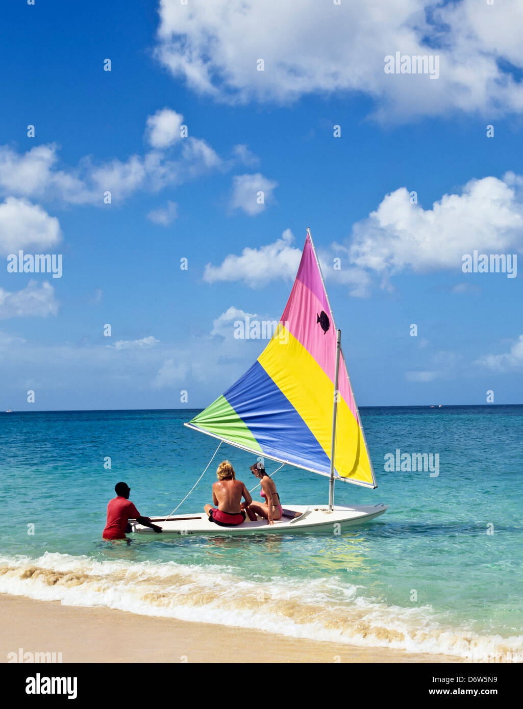 Boat caribbean hi-res stock photography and images - Alamy