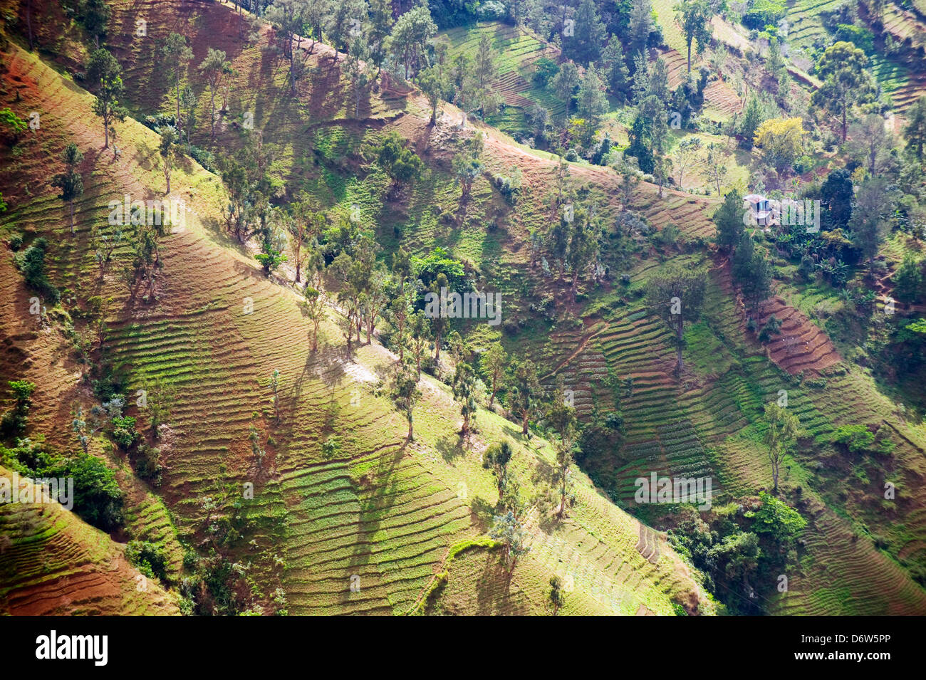 Kenscoff mountains above Port au Prince, Haiti, Caribbean Stock Photo ...