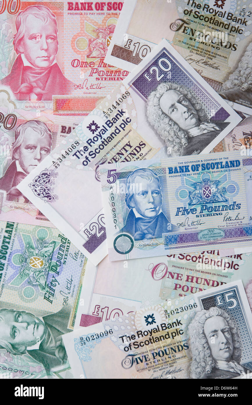 Scottish five pound note High Resolution Stock Photography and Images ...