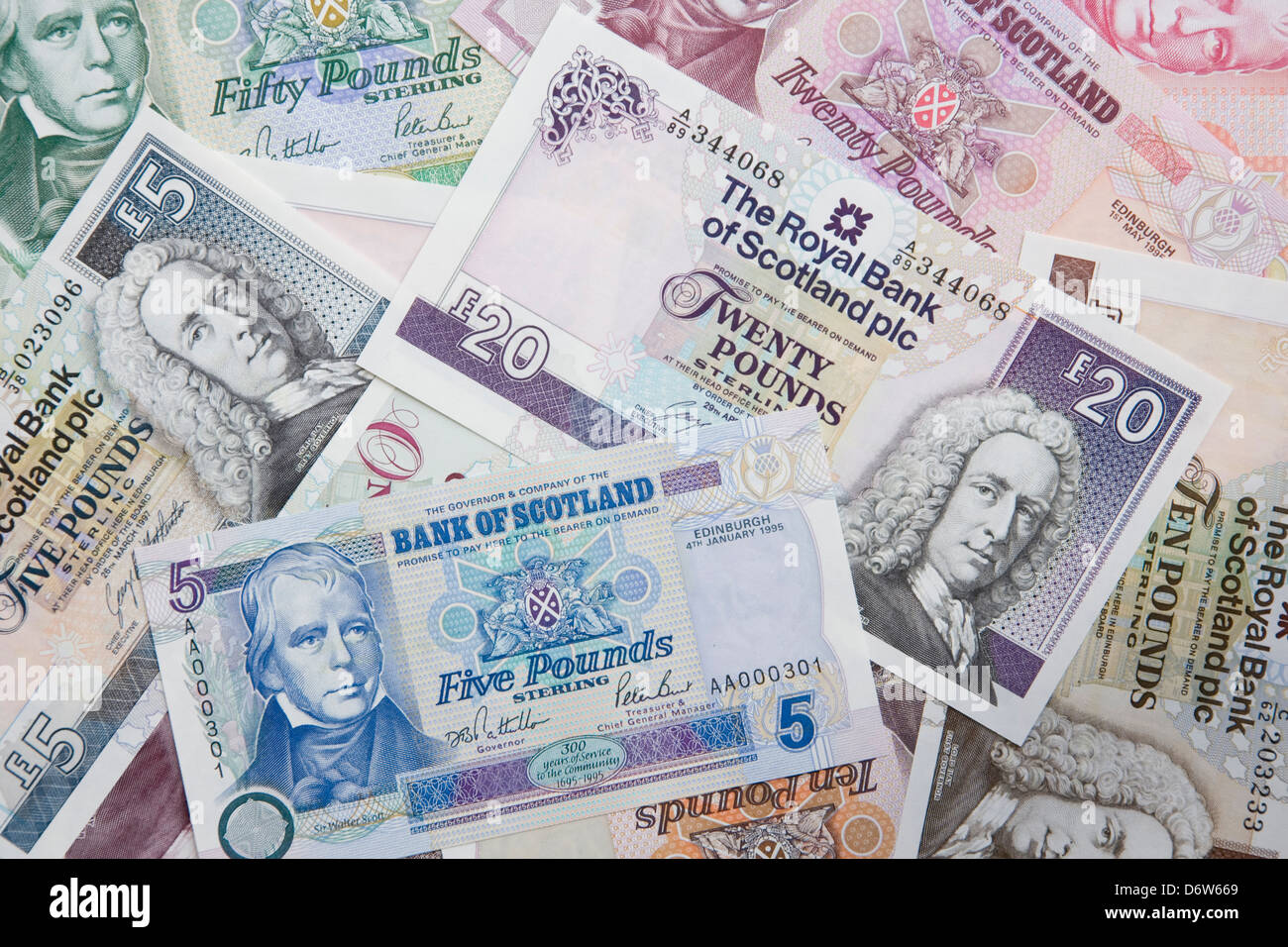 Scottish five pound note High Resolution Stock Photography and Images ...