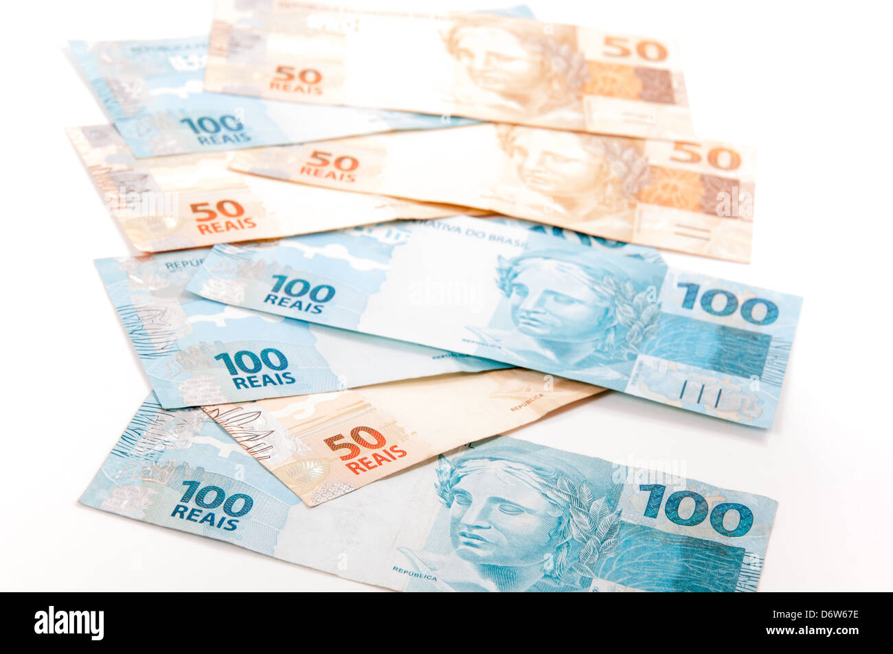 Brazilian paper currency notes hi-res stock photography and images - Alamy