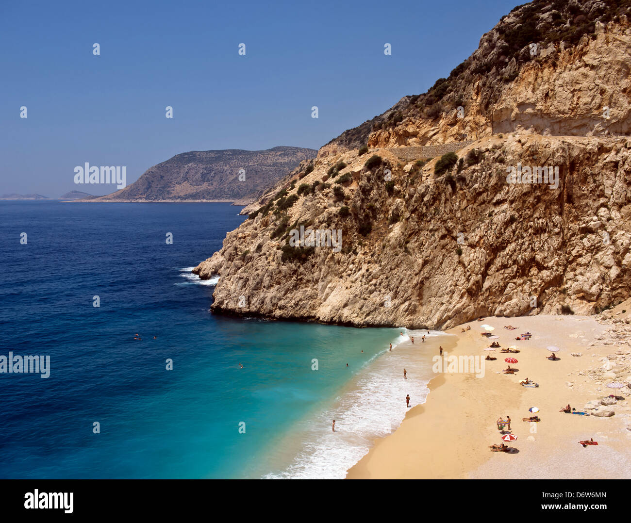 8438. Kaputas Beach, Kalkan, Turkey, Europe Stock Photo - Alamy