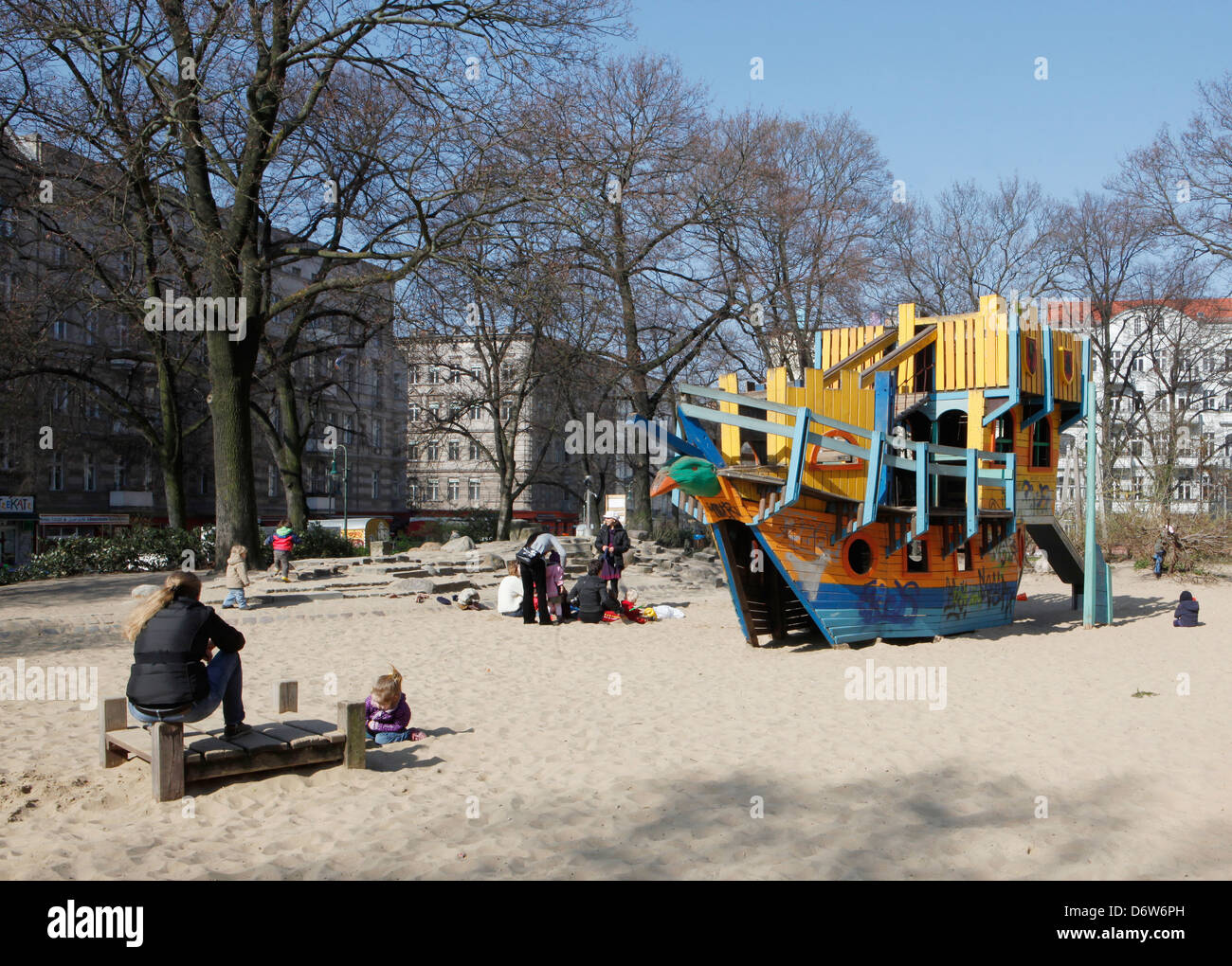 Berlin germany childrens playground in hi-res stock photography and ...