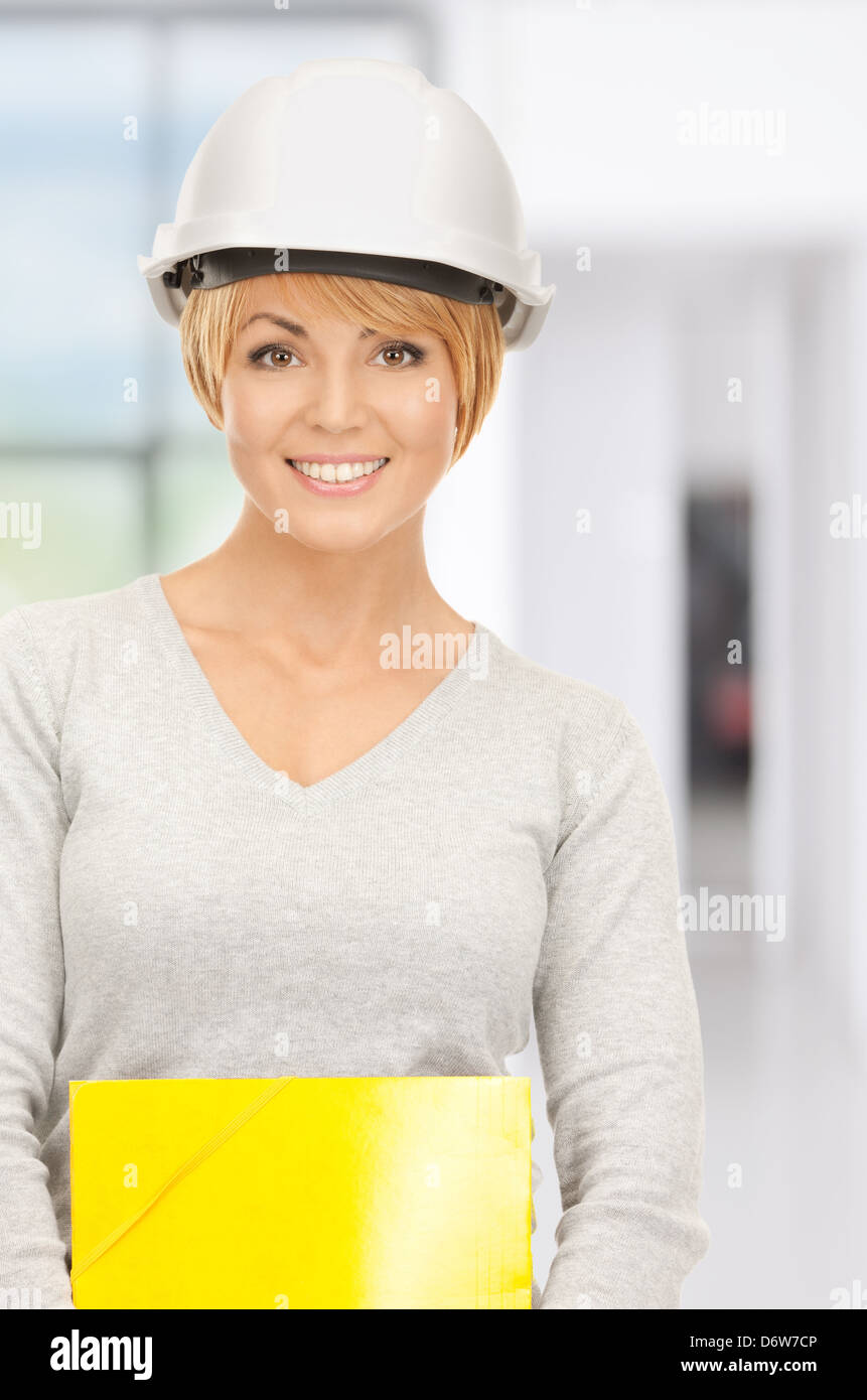 contractor in helmet Stock Photo - Alamy