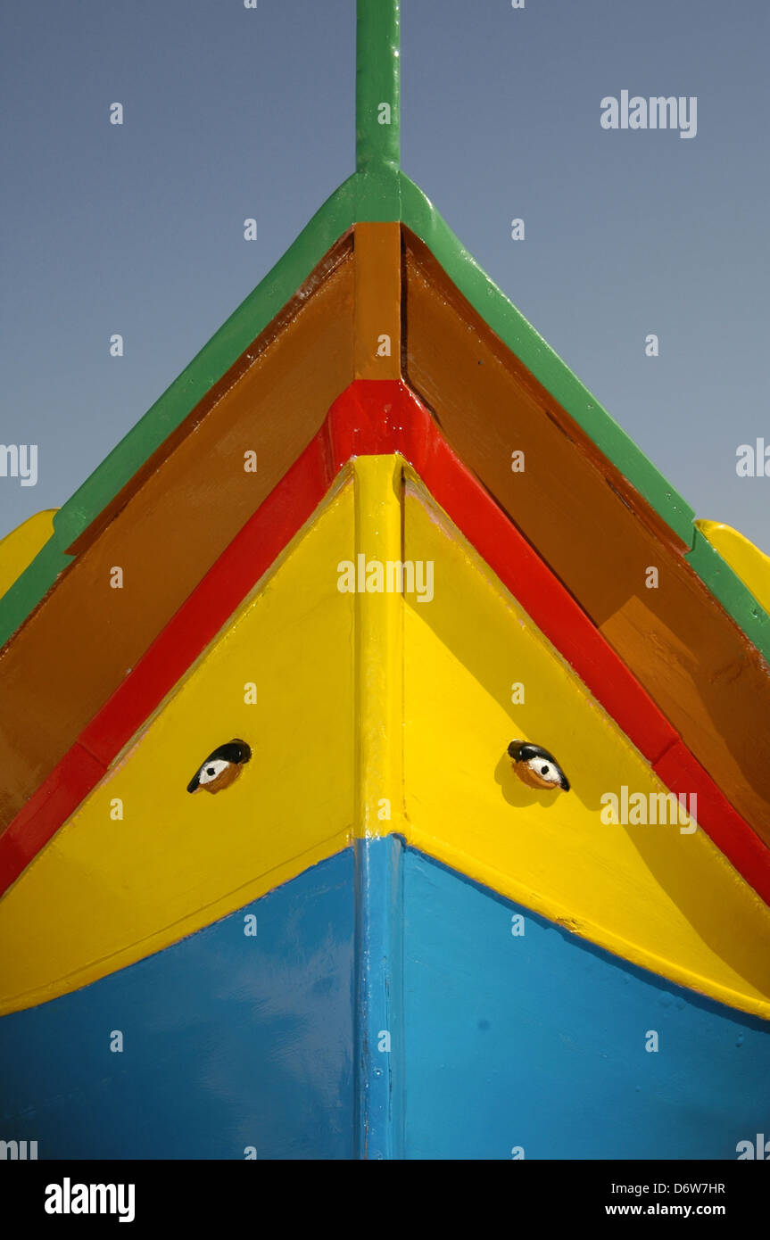 Fishing rowboat old blue painted hi-res stock photography and images ...