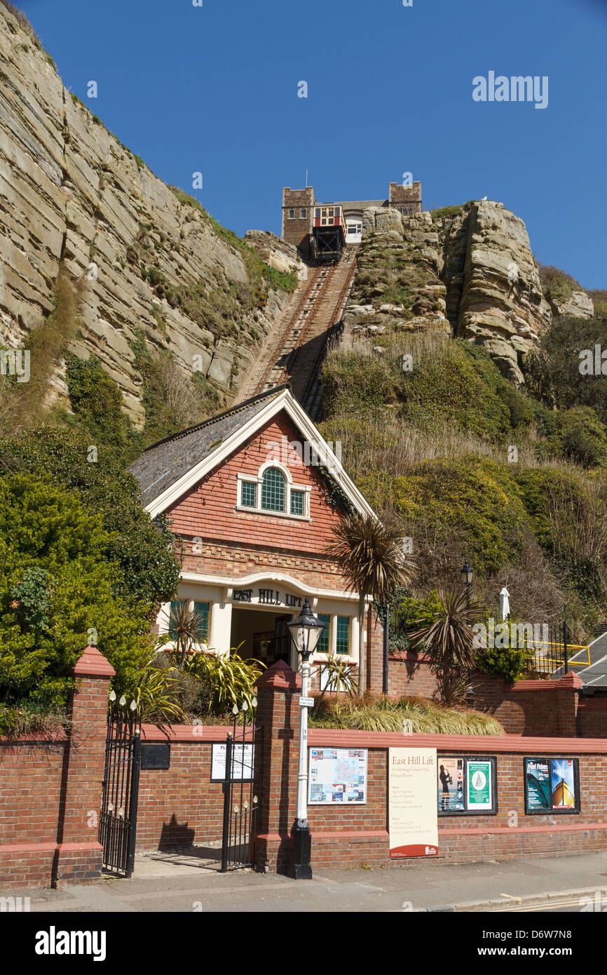 Funicular railway hastings hi-res stock photography and images - Alamy