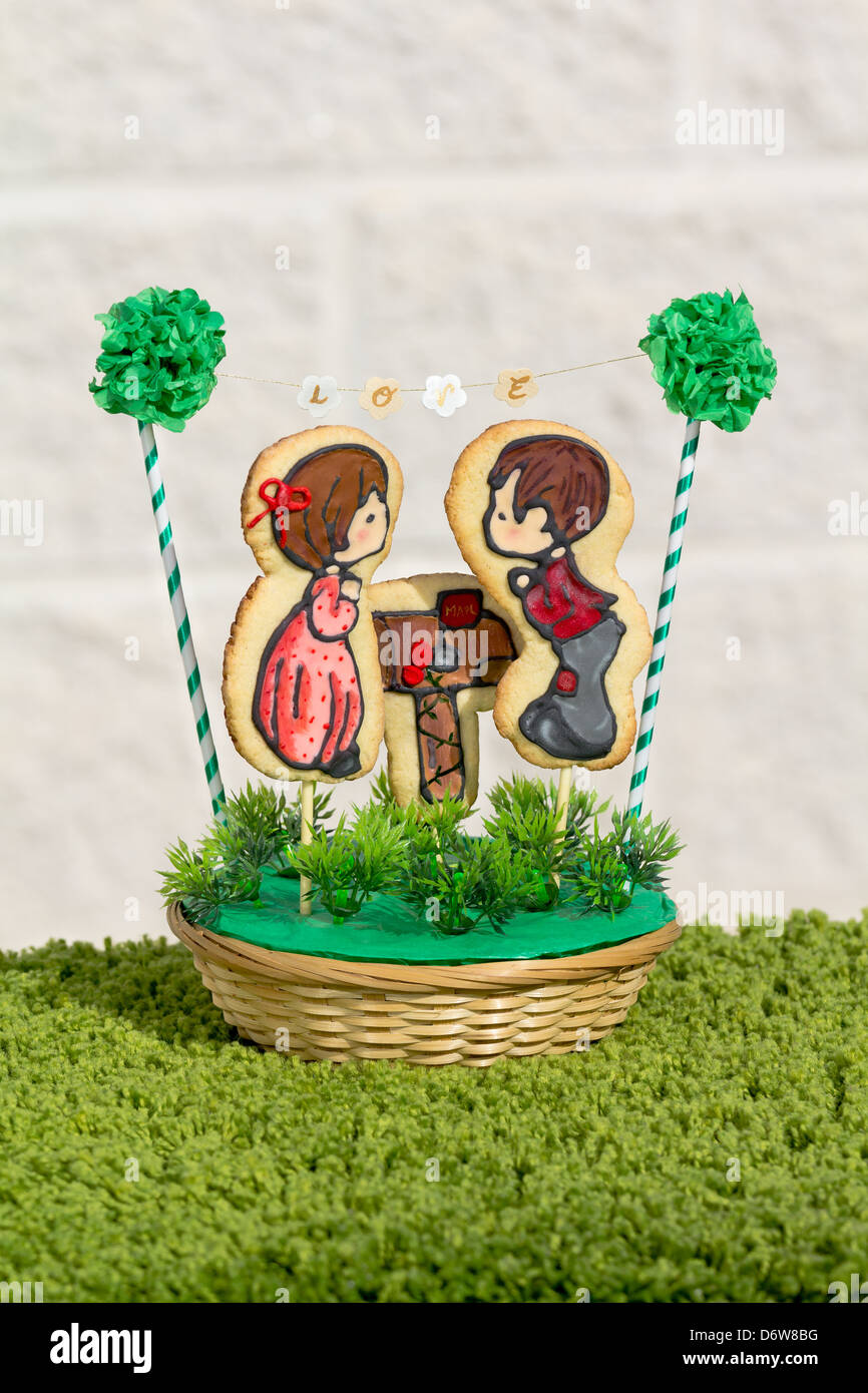 Romantic cookies hi-res stock photography and images - Alamy