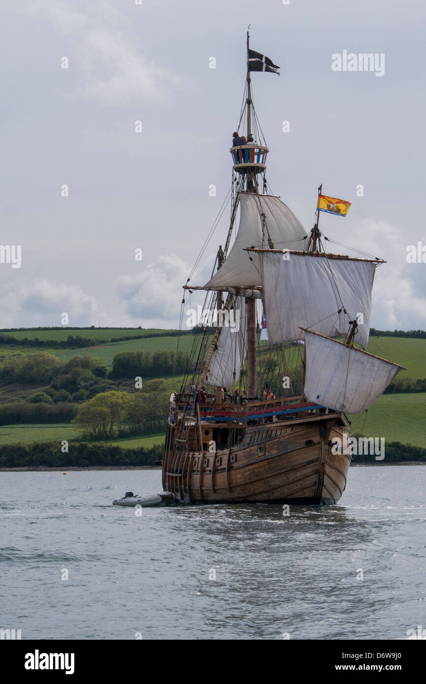Ship river fal cornwall hi-res stock photography and images - Alamy