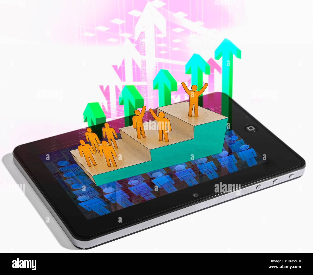 High tech computer concept Cut Out Stock Images & Pictures - Alamy