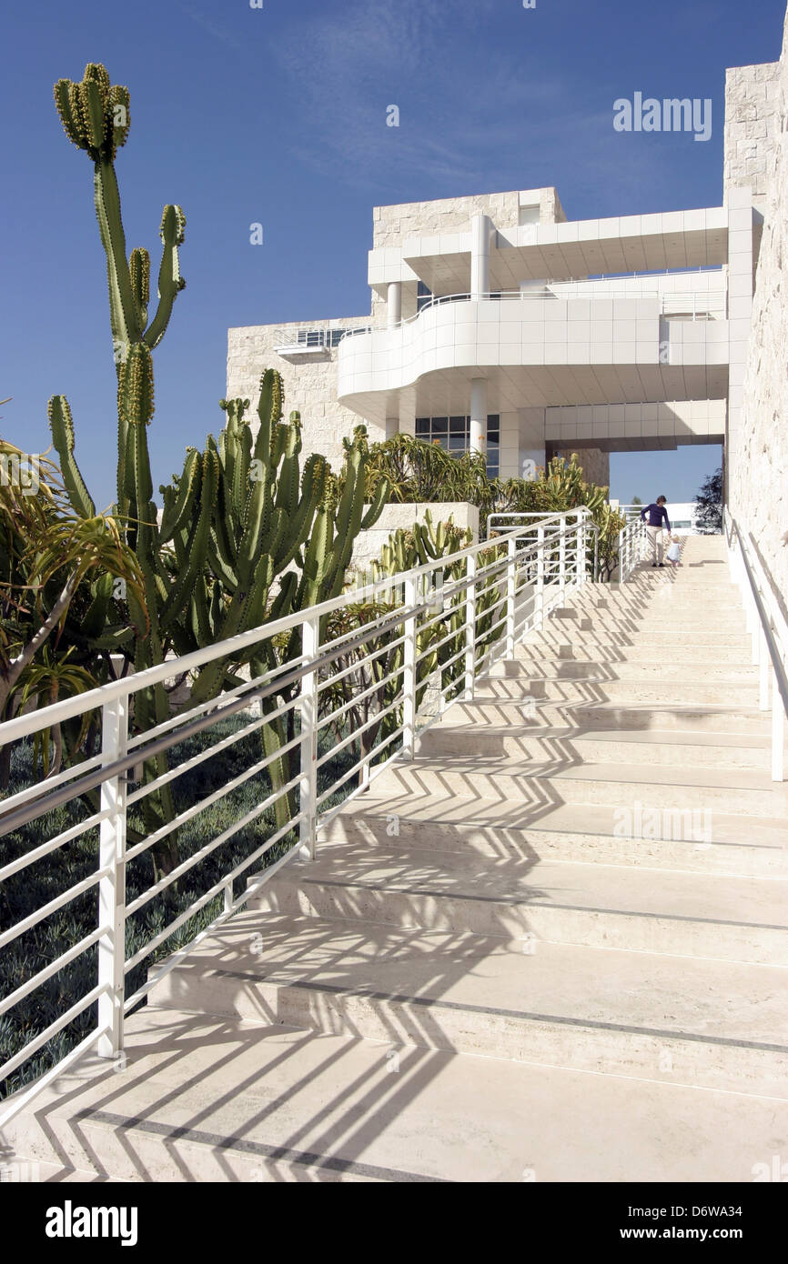USA, Los Angeles, Building of Getty Centre Stock Photo - Alamy
