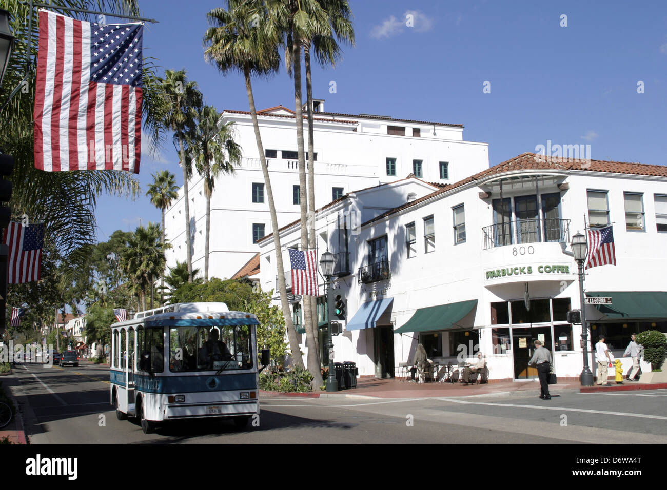 Santa barbara street california hi-res stock photography and images - Alamy