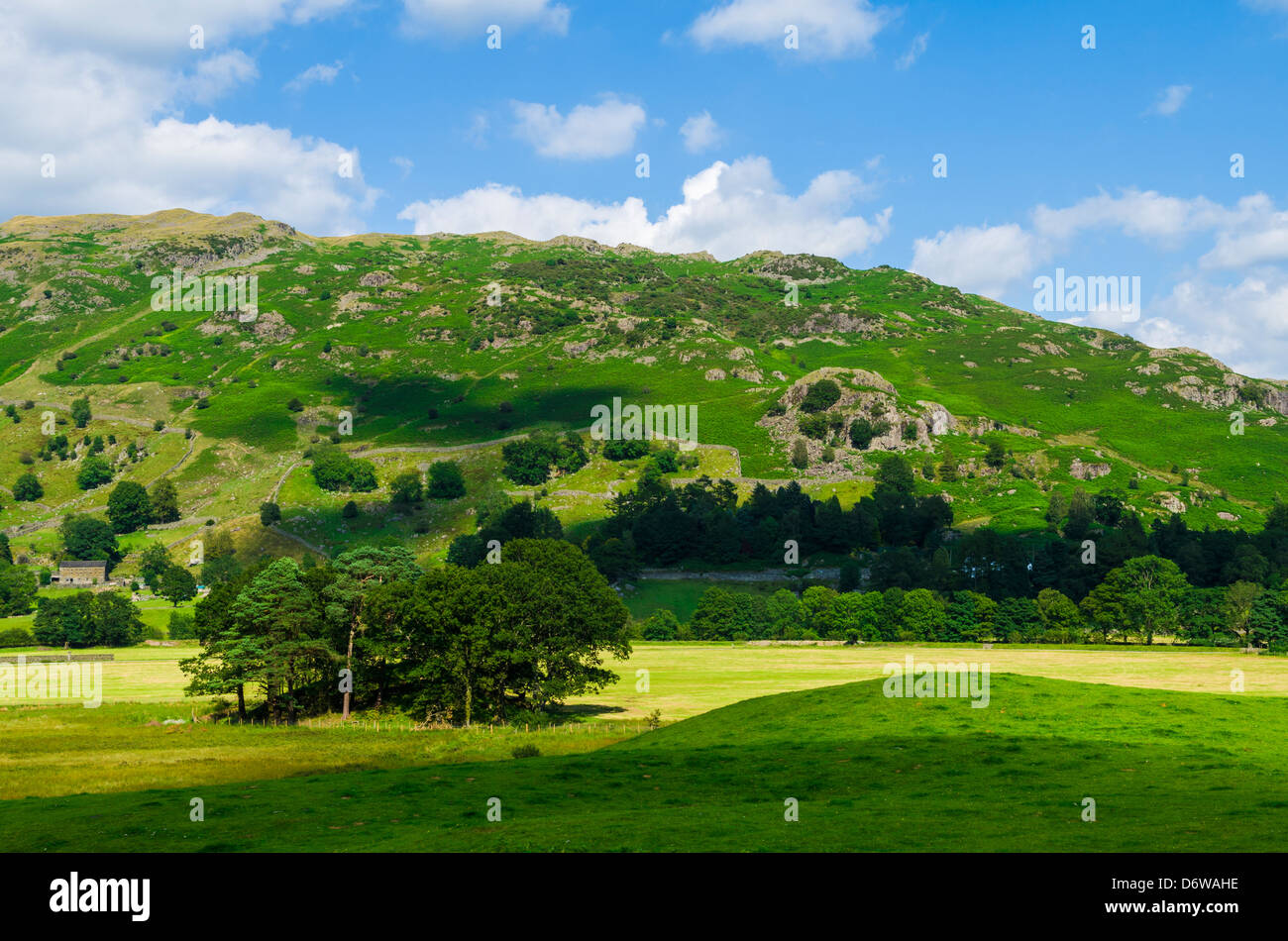 Great Langdale Valley in the English Lake District near Chapel Stile ...