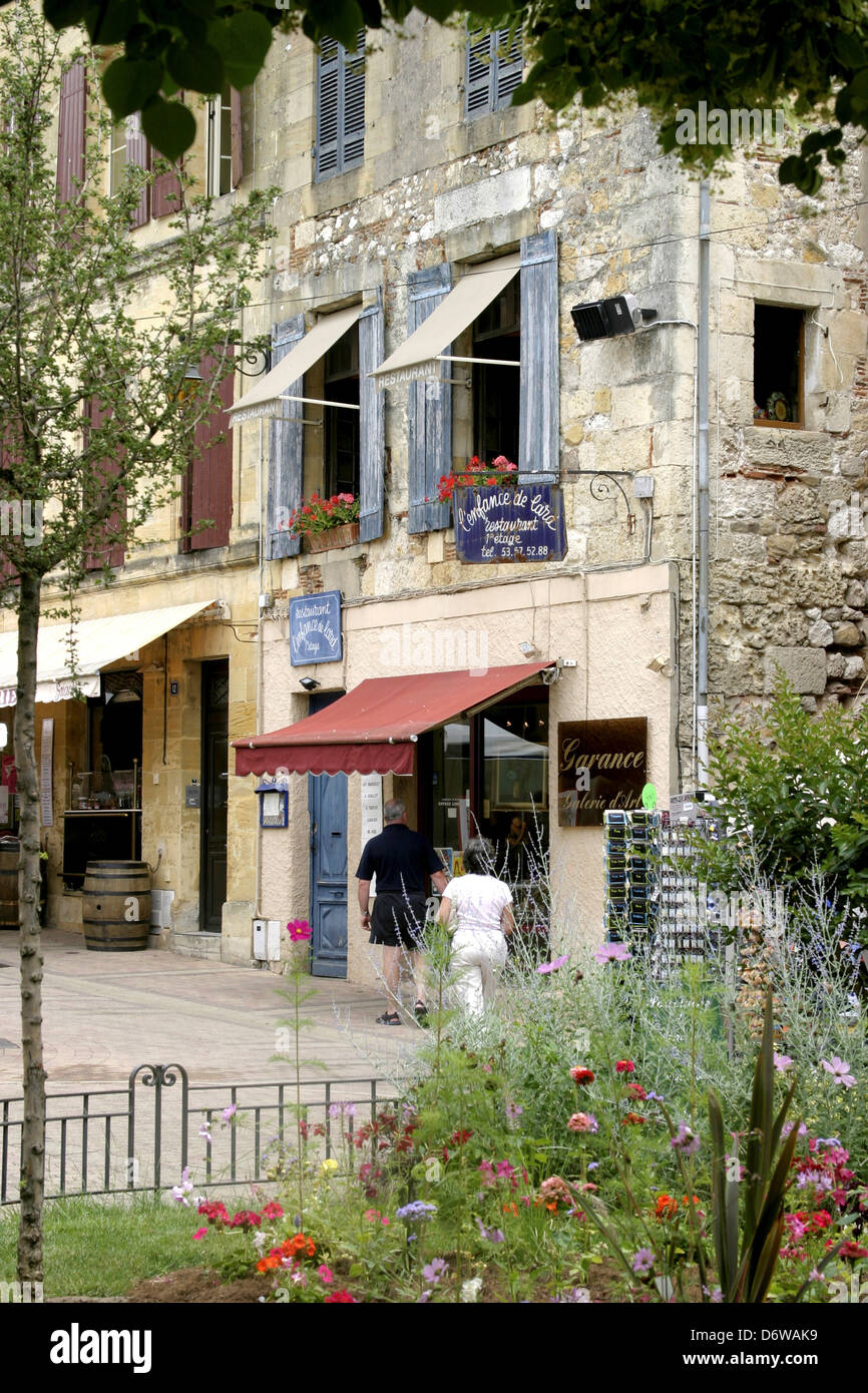 France, Dordogne, Bergerac, Old Town, Historic architecture Stock Photo ...