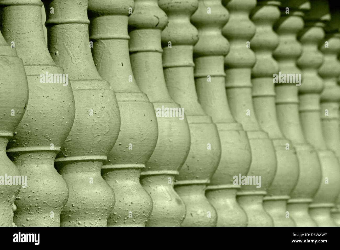 Stone Balustrade, railing, India Stock Photo - Alamy