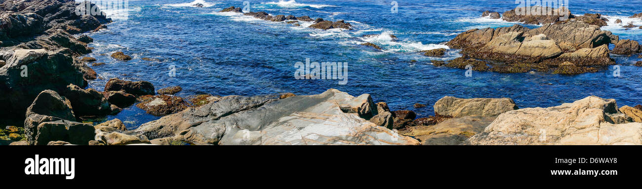 Ocean panoramic view from Point Lobos, California Stock Photo - Alamy