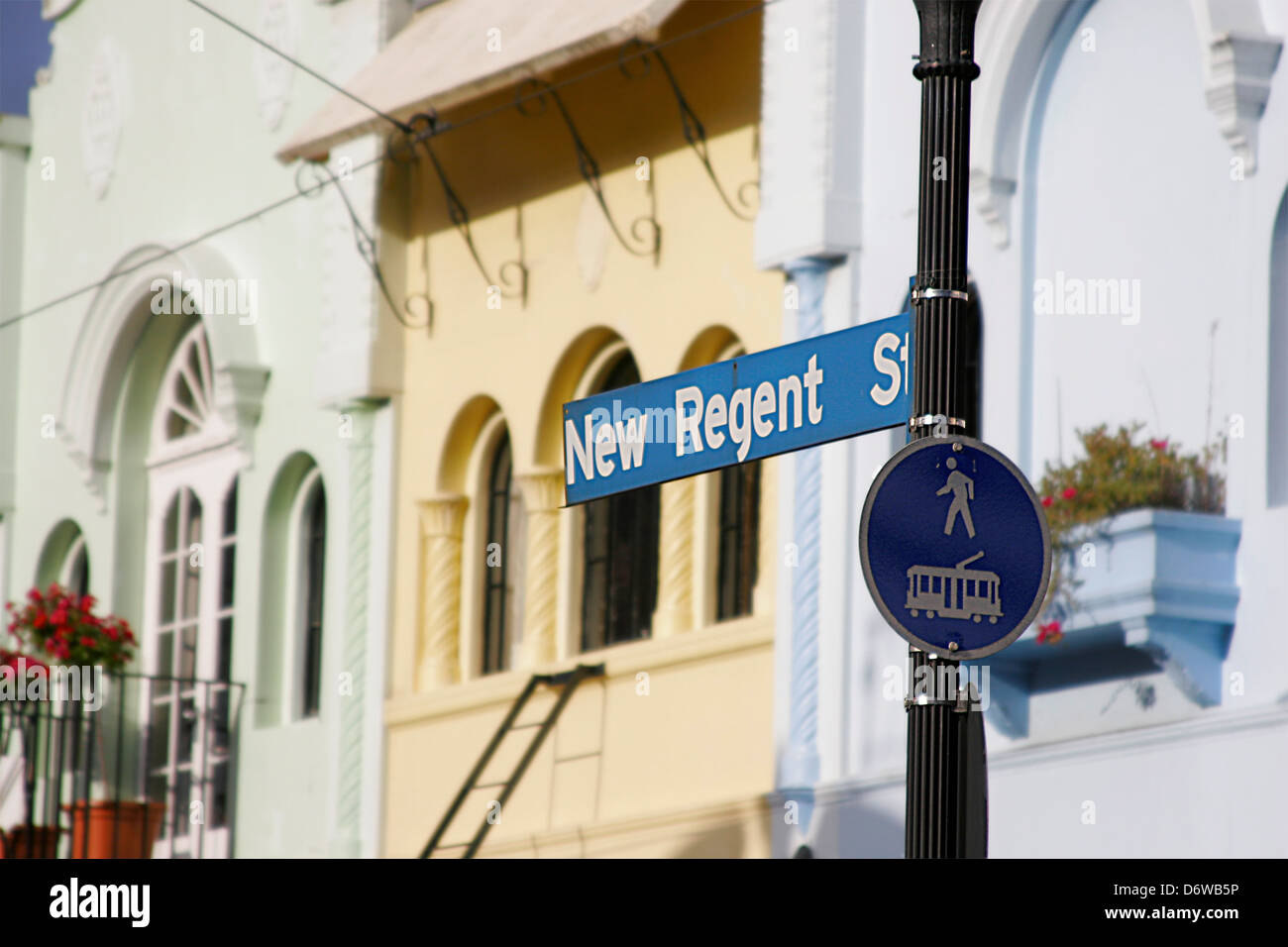 New Zealand, Christchurch, New Regent Street Stock Photo - Alamy