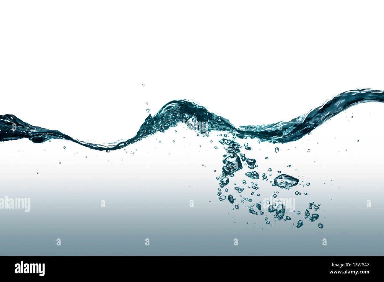 Close Up Of Bubbles And Water Waves Stock Photo - Alamy