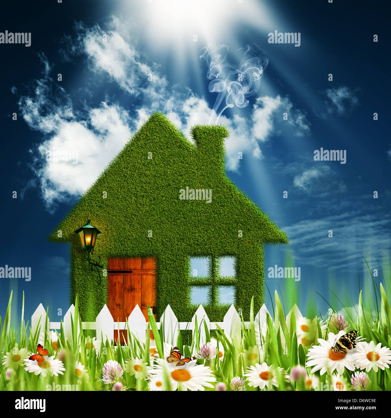 Green House. Environmental backgrounds for your design Stock Photo - Alamy