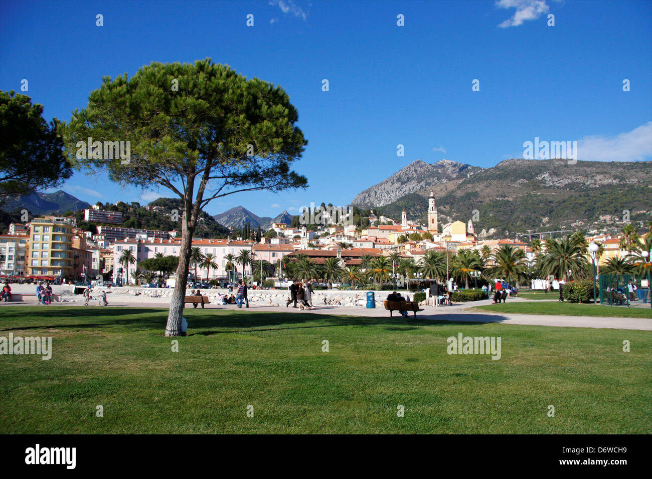 France, Cote d'Azur, Menton Stock Photo - Alamy