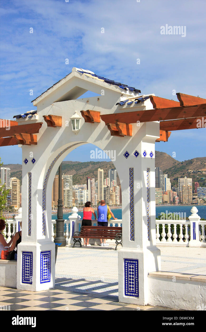 Benidorm old town square hi-res stock photography and images - Alamy