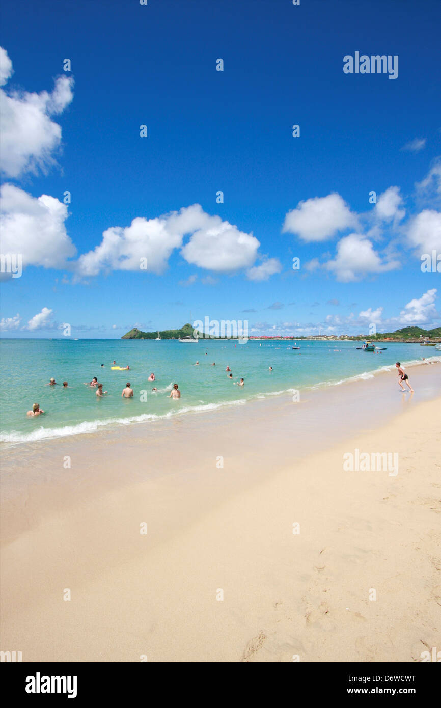 Caribbean, St. Lucia, Rodney Bay Stock Photo - Alamy