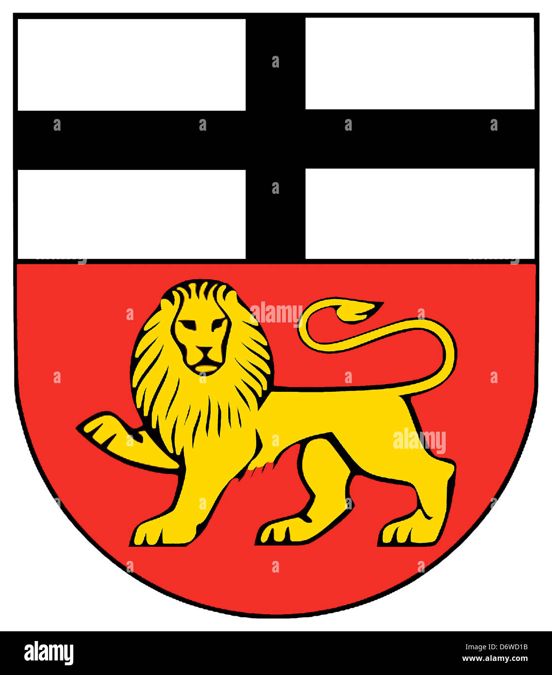 Coat Of Arms Of The German City Bonn In North Rhine Westphalia Stock