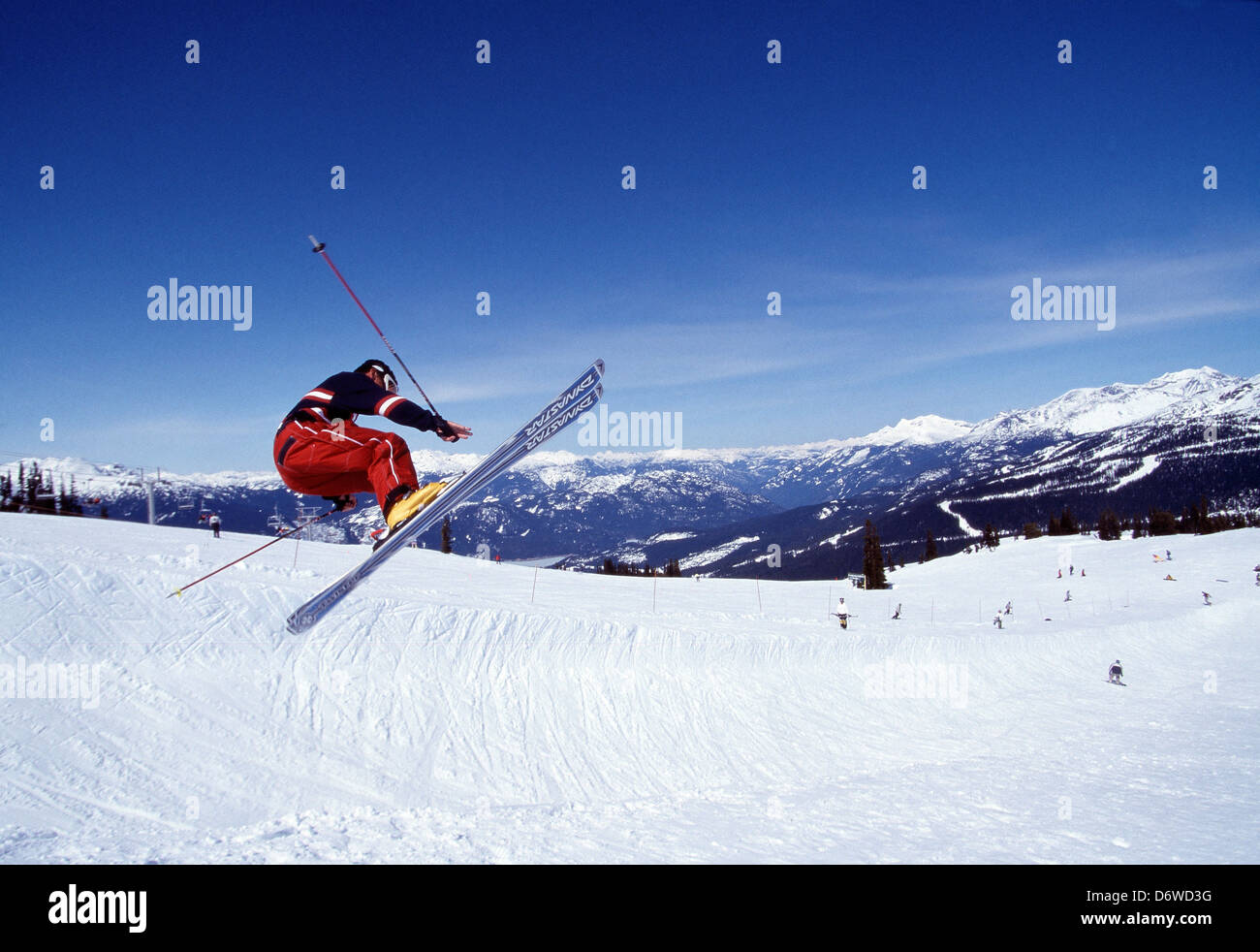 Extreme skiing whistler hi-res stock photography and images - Alamy