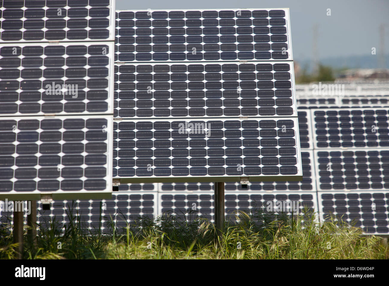 solar plant, electricity, solar panels, vulci, lazio, italy, europe ...