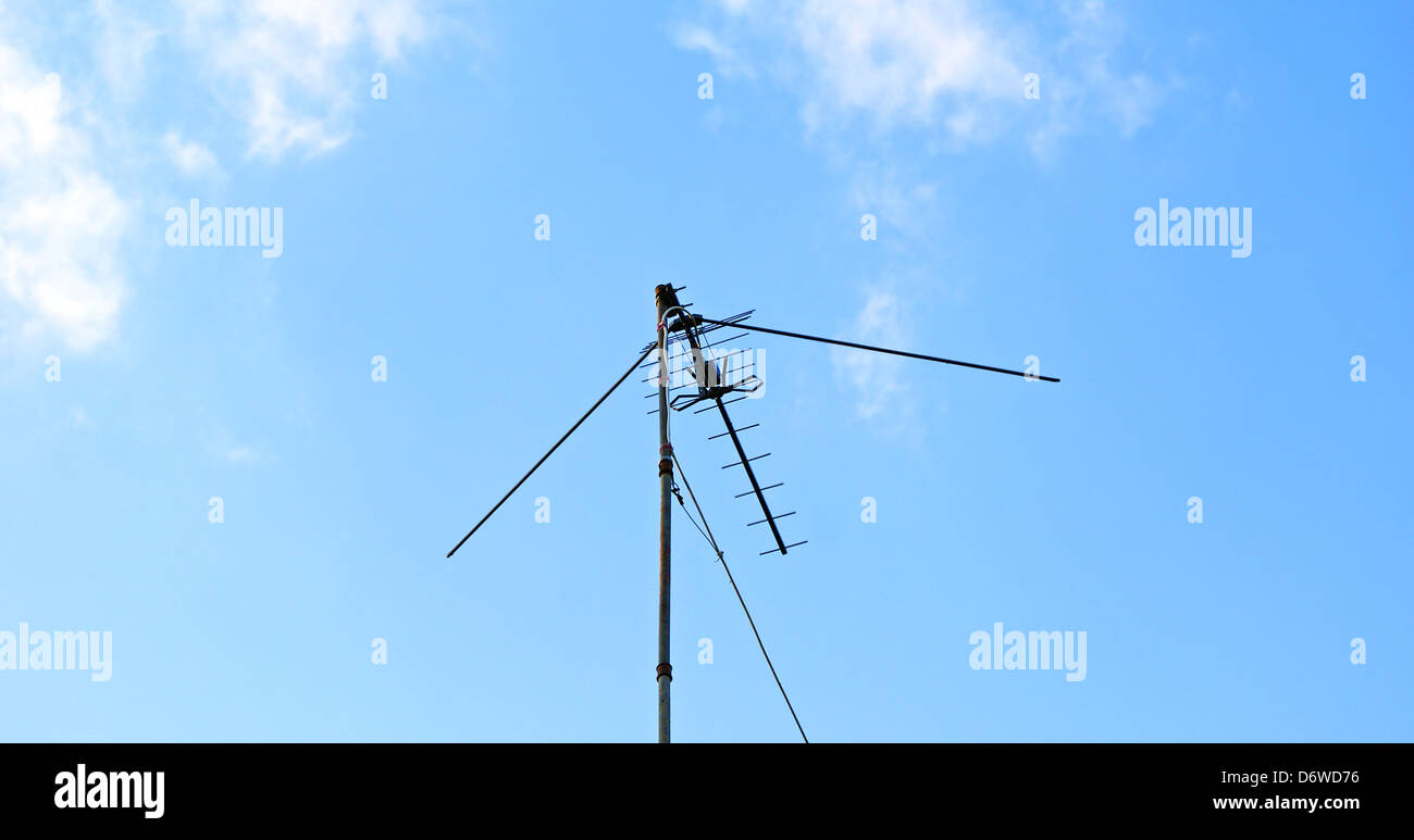 External TV antenna Stock Photo - Alamy