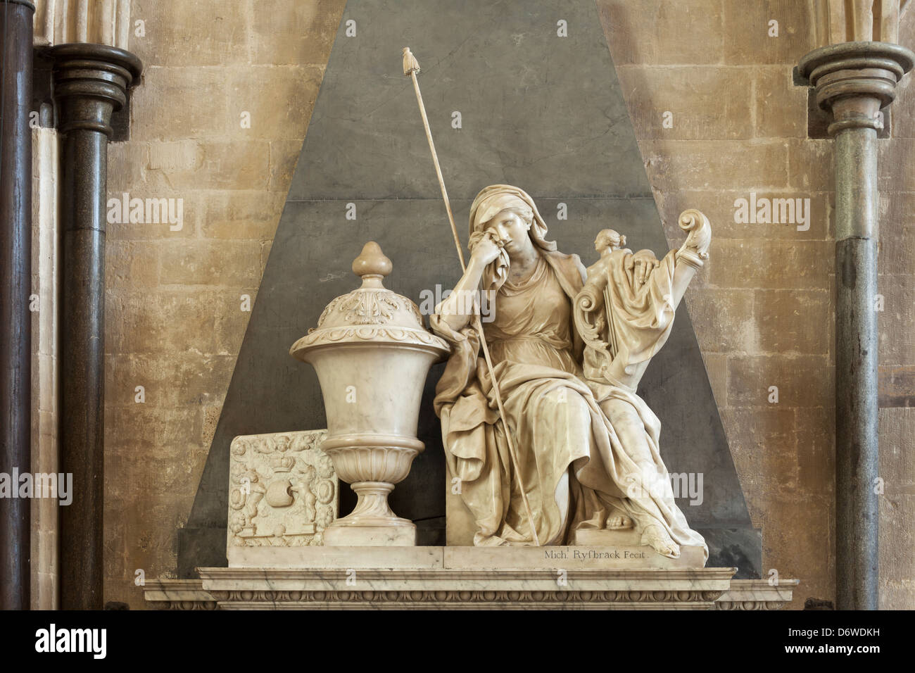 Tomb of Thomas, Lord Wyndham (1681-1745) inside Salisbury Cathedral ...