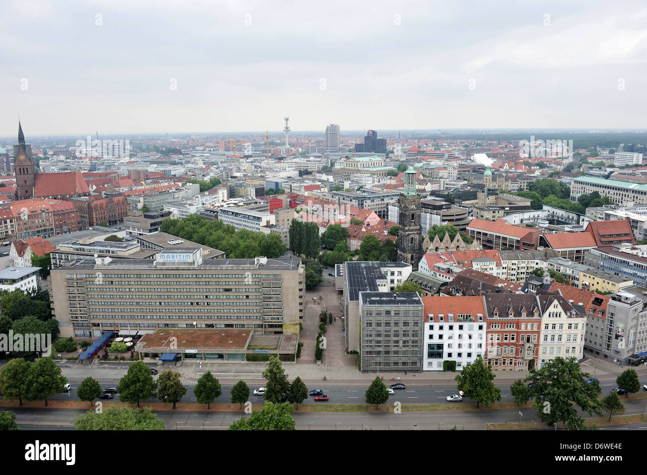 Hannover market church hi-res stock photography and images - Alamy