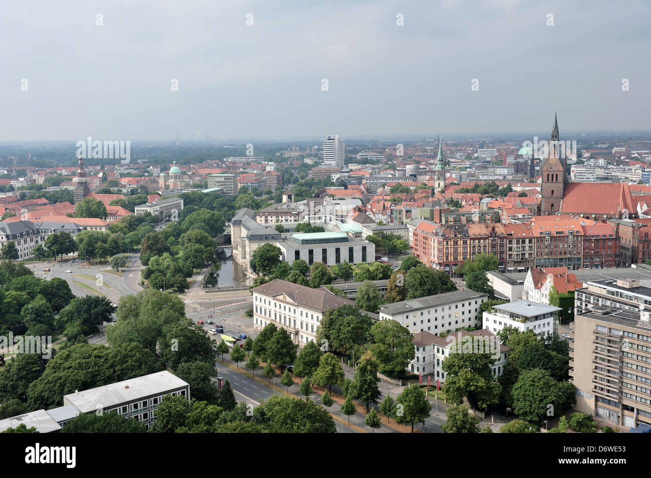 Aerial view hannover hi-res stock photography and images - Alamy