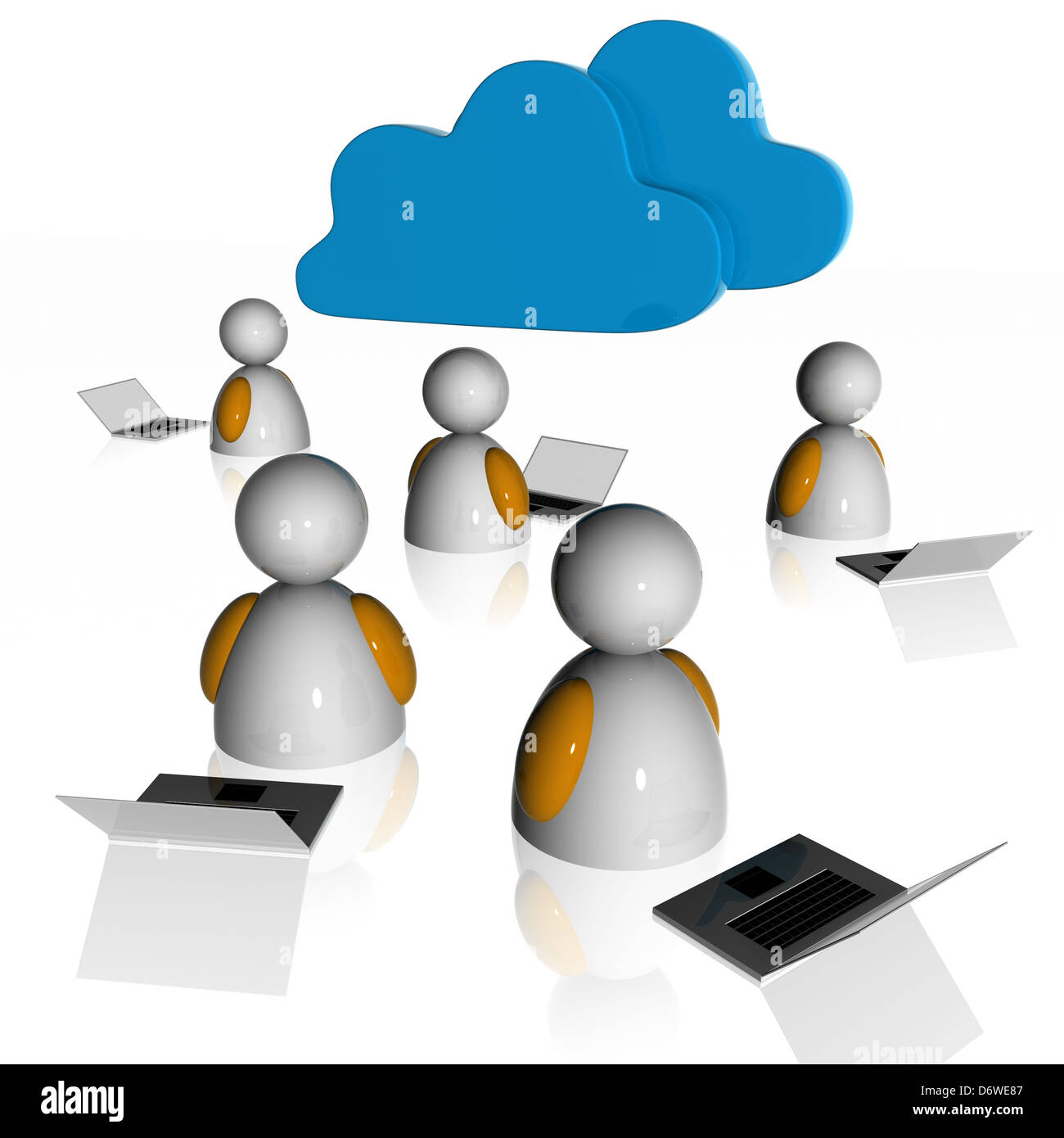 3d illustration of network Stock Photo - Alamy