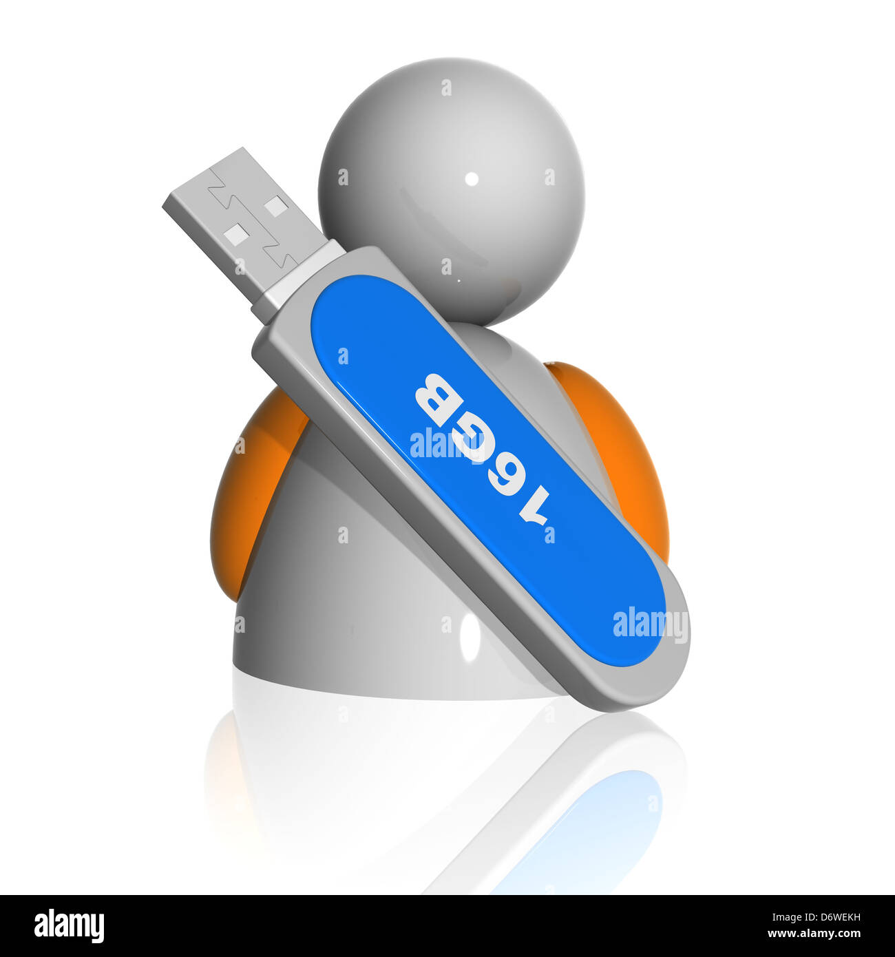 3d illustration of flash disk Stock Photo - Alamy