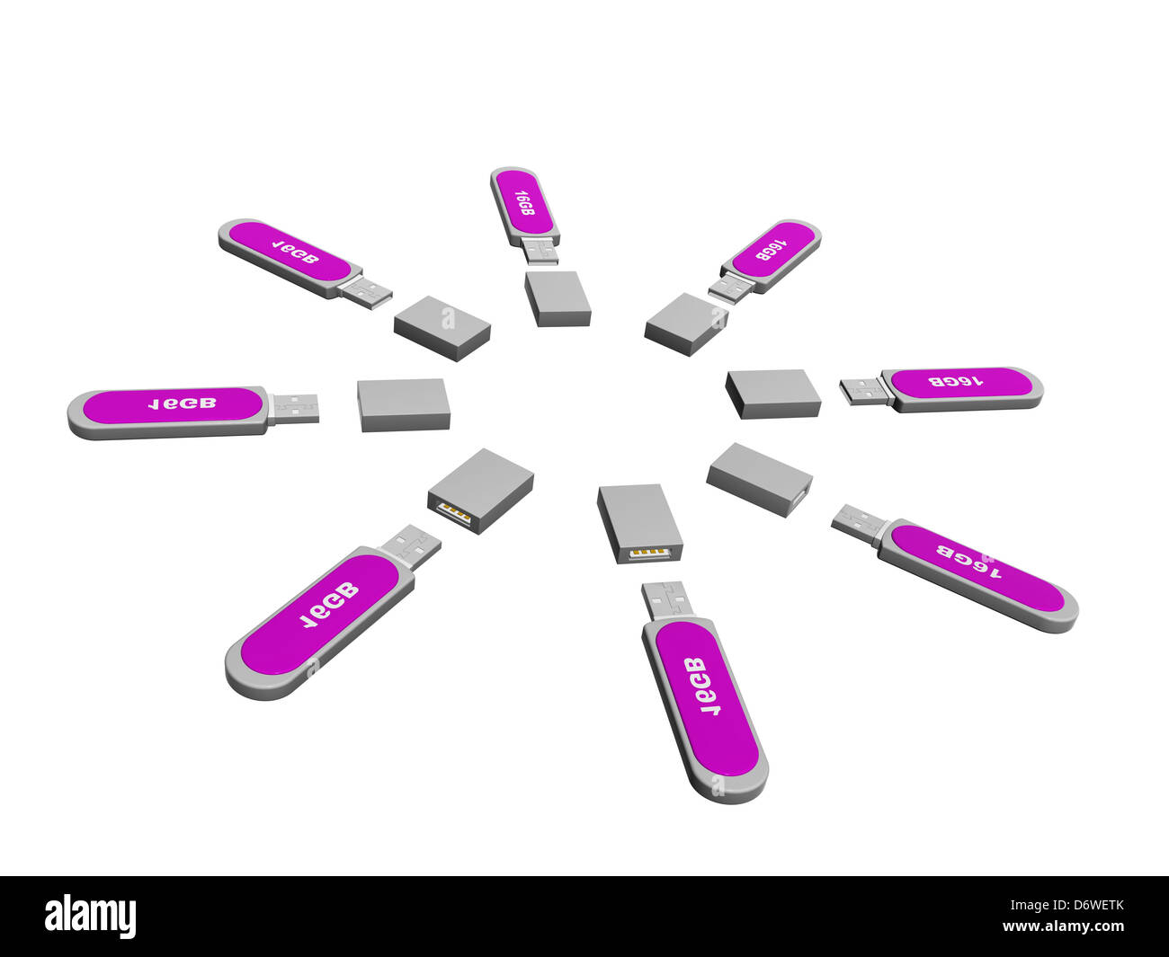 3d illustration of flash disk Stock Photo - Alamy