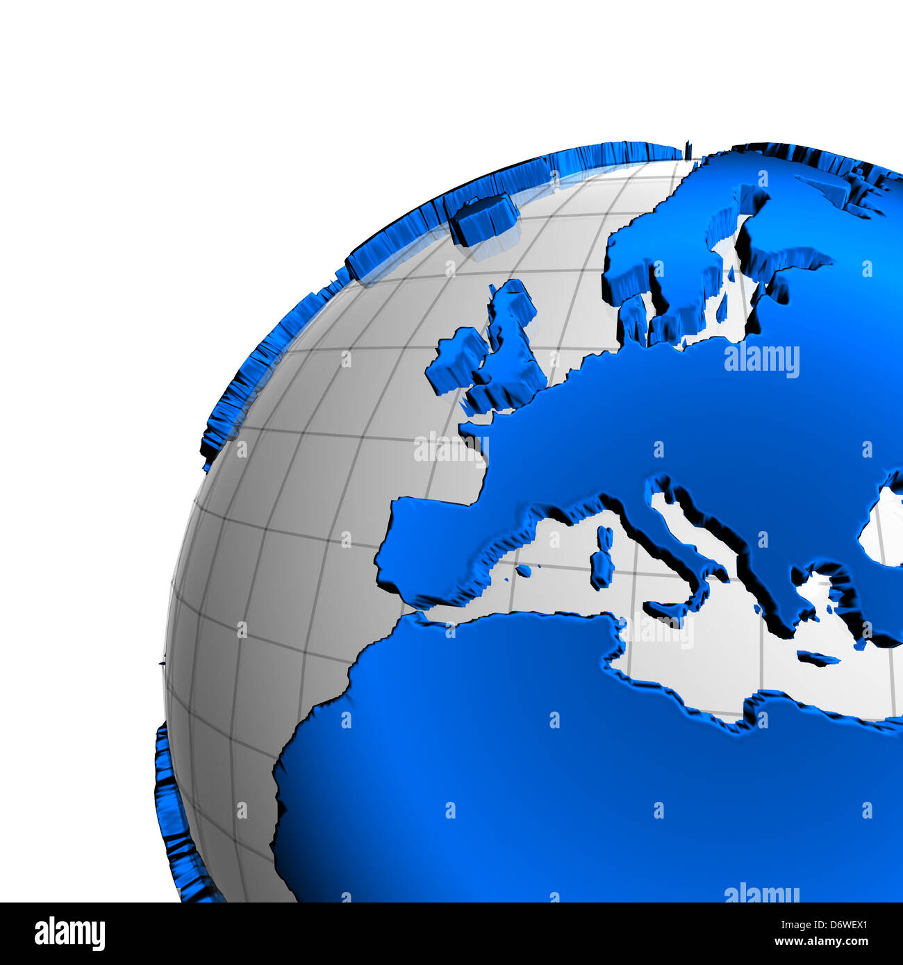 3d illustration of earth globe Stock Photo - Alamy