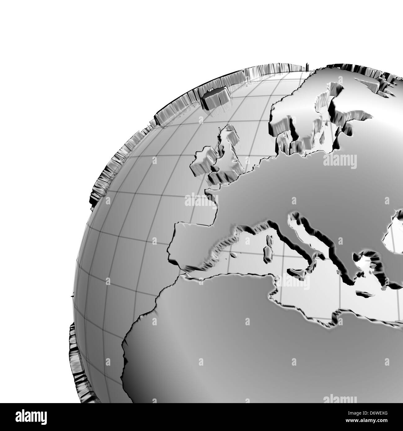 3d illustration of earth globe Stock Photo - Alamy
