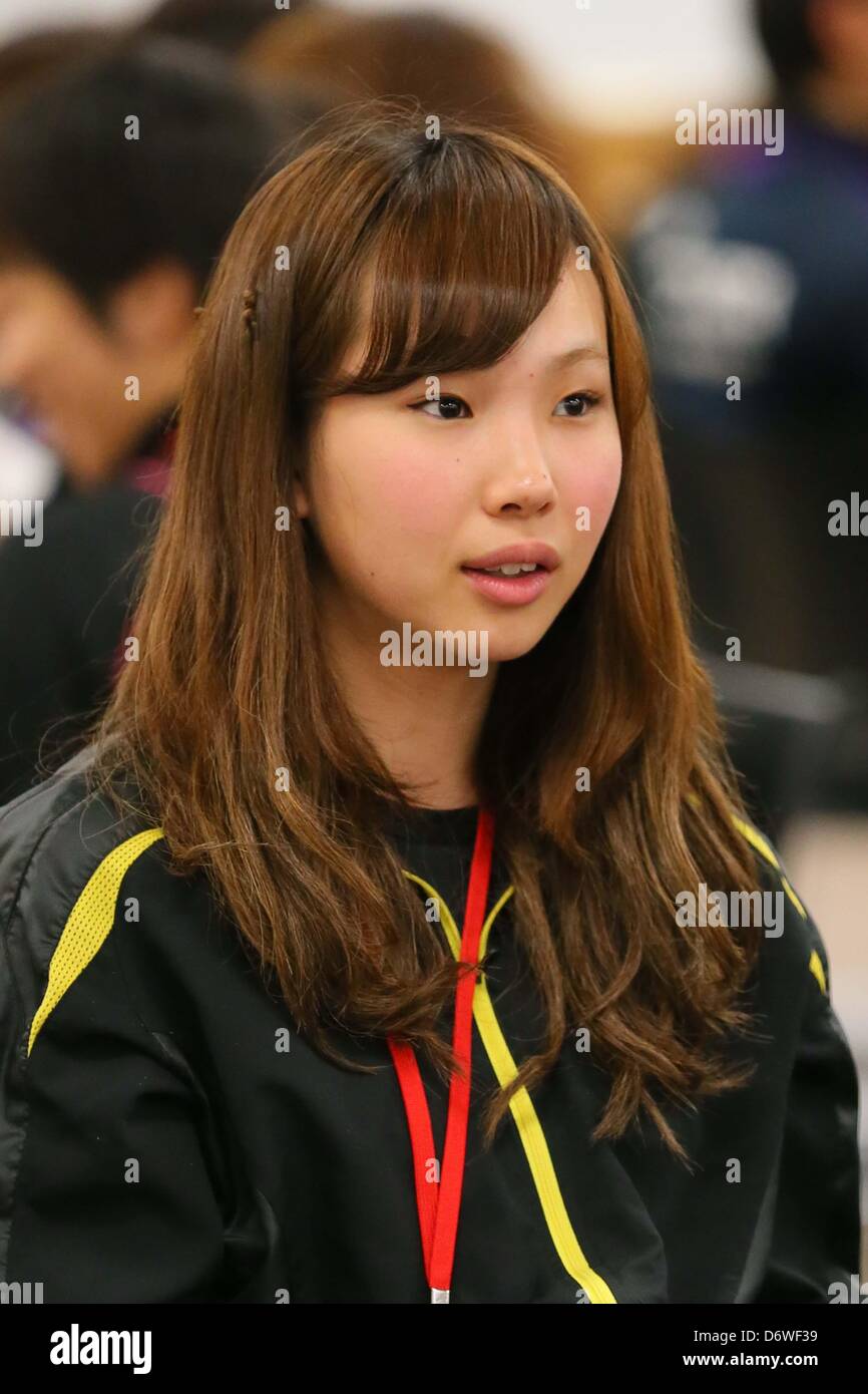 Misaki Oshigiri, APRIL 21, 2013 : The Building up Team Japan 2013 for ...