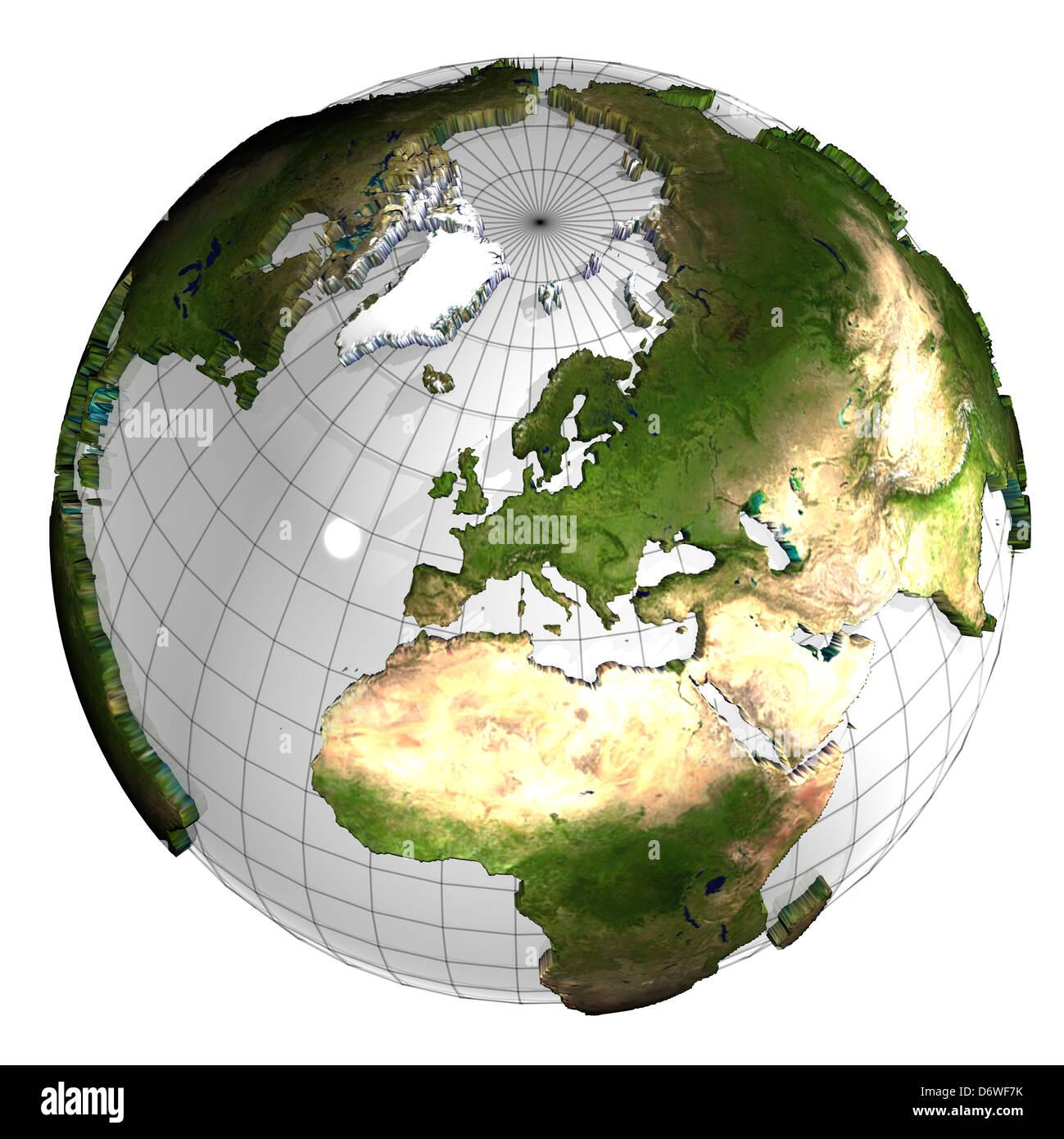 3d illustration of earth globe Stock Photo - Alamy