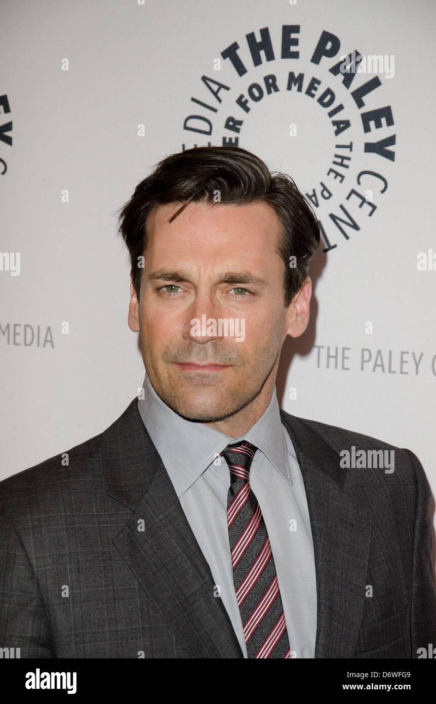 New York, USA. 23rd April, 2013. Jon Hamm at arrivals for MAD MEN Panel ...