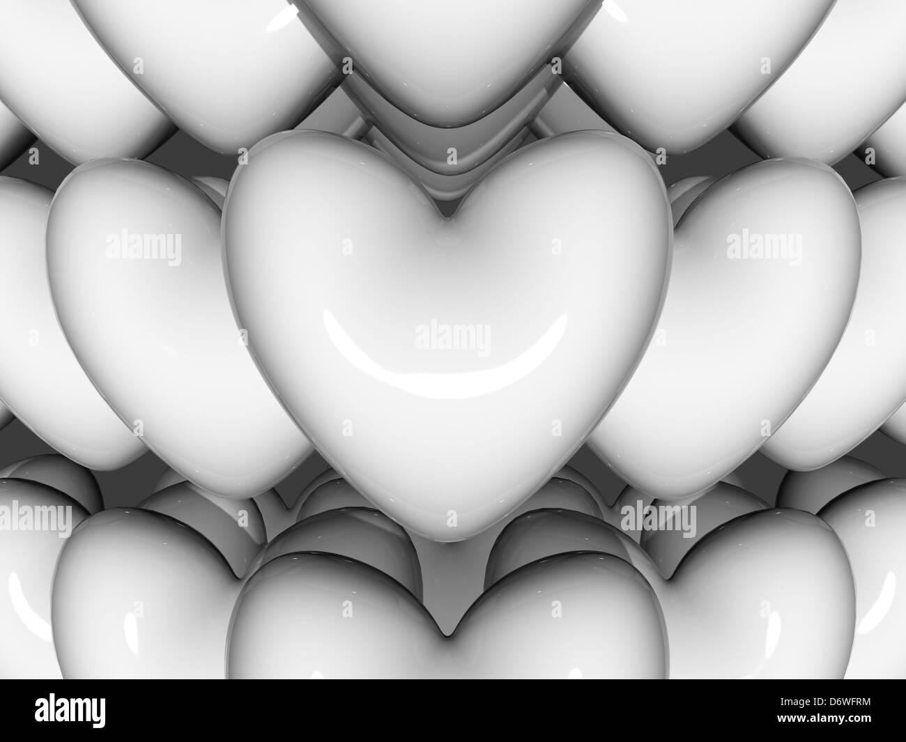 3d illustration of heart - Isolated Stock Photo - Alamy