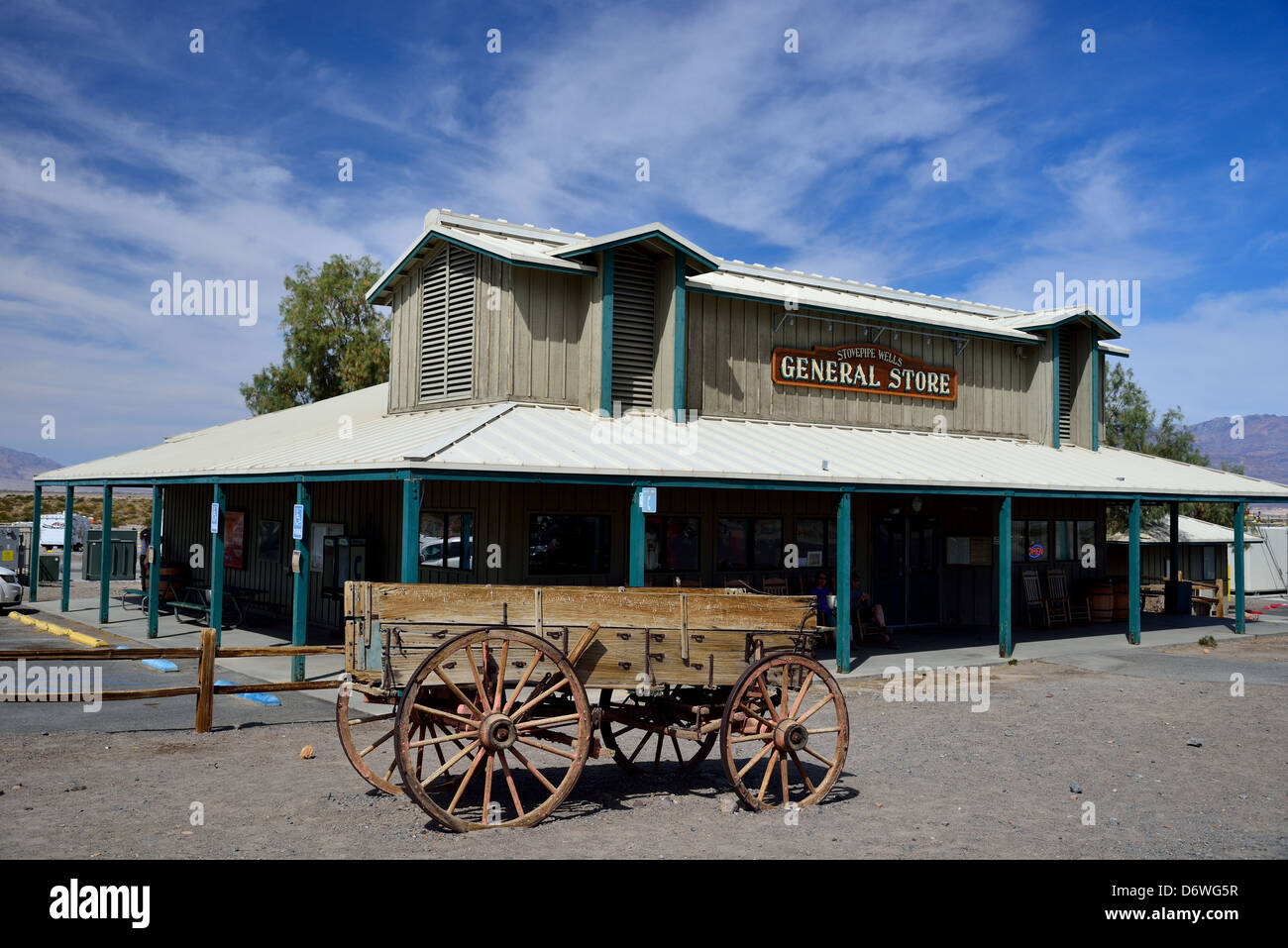 Historical general store at the Stovepipe Wells. Death Valley National ...