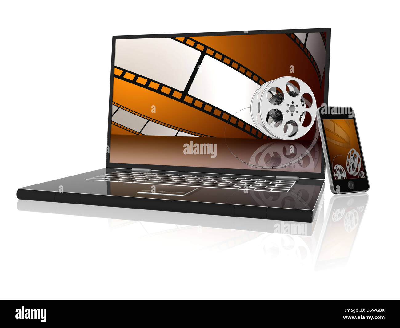 3d illustration of new technology Stock Photo - Alamy