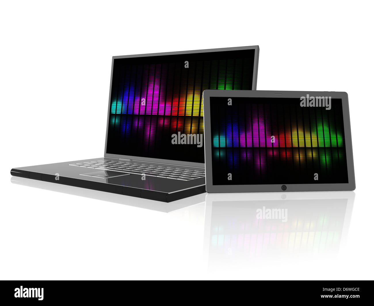3d illustration of new technology Stock Photo - Alamy