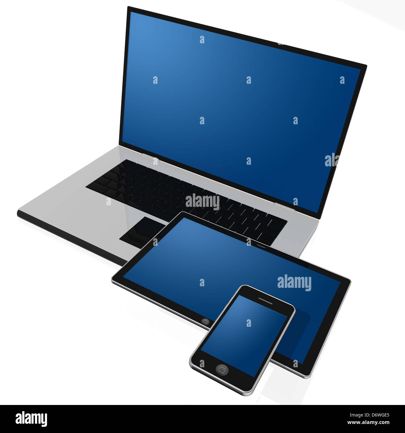 3d illustration of new technology Stock Photo - Alamy