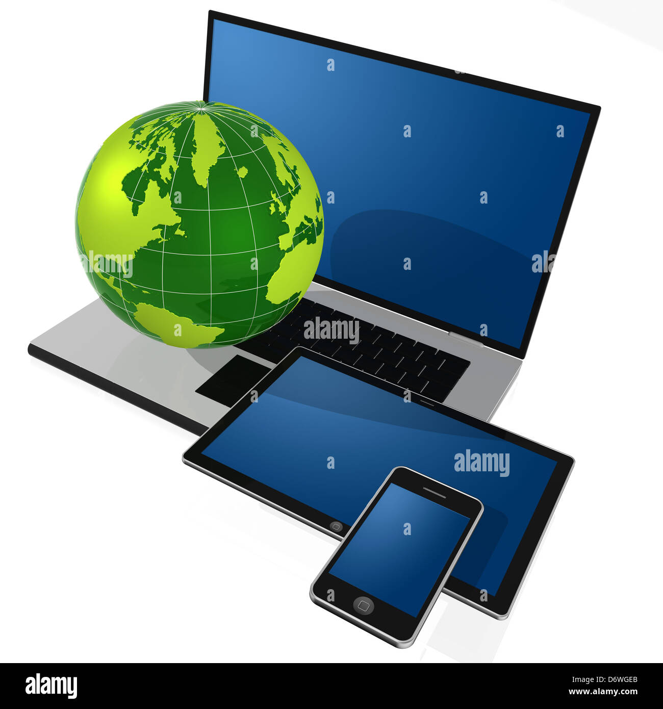 3d illustration of new technology Stock Photo - Alamy